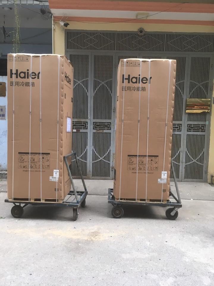 HYC-410 Tủ lạnh bảo quản Vacxin, dược phẩm 410 lít có cửa kính 2 lớp